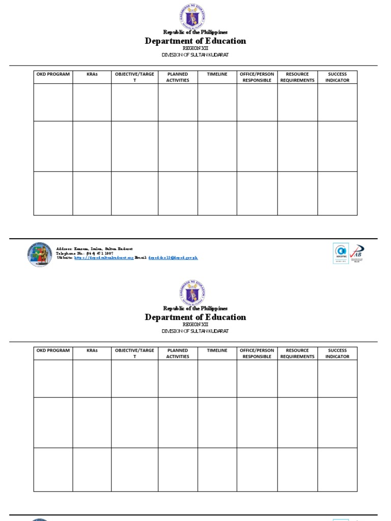 Action Plan Template | PDF