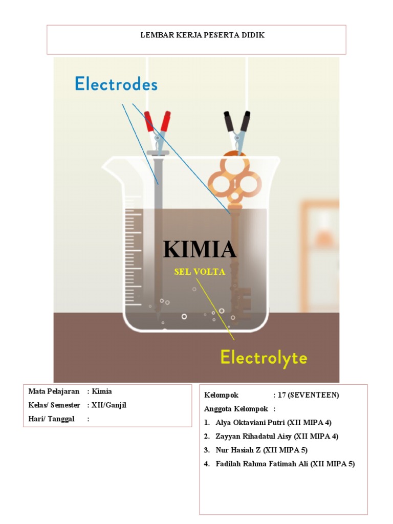LKPD Sel Volta | PDF | Sains & Matematika