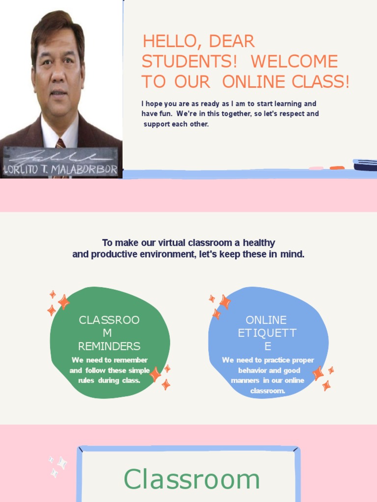Classroom Reminders Online Class | PDF | Classroom | Online And Offline
