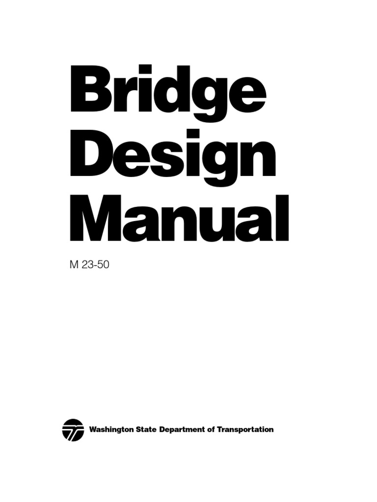 Bridge Design Manual: Washington State Department of Transportation ...