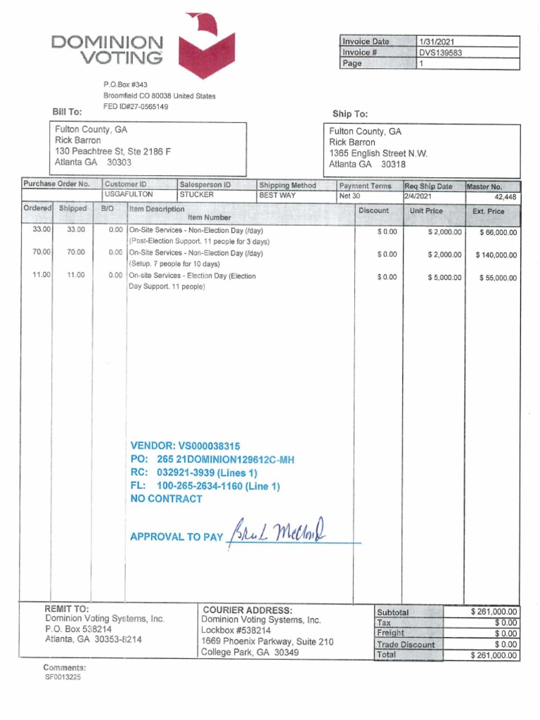 Dominion Invoice 1 31 21 2 | PDF