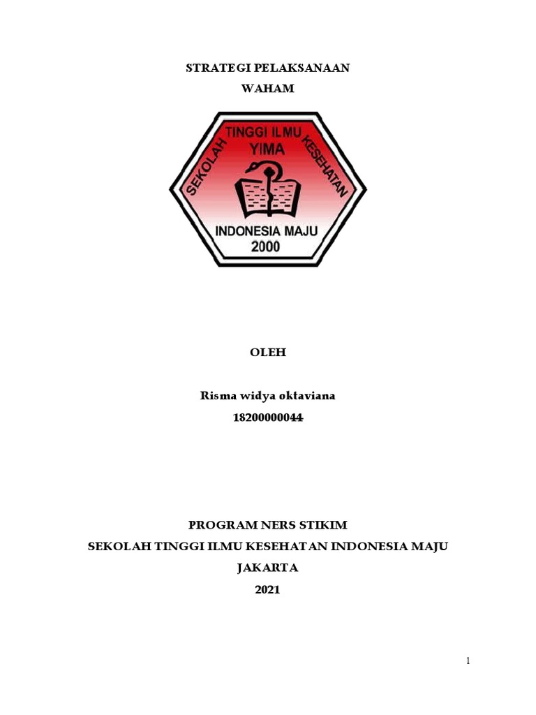 SP Waham - Risma Widya Oktaviana | PDF | Karier & Perkembangan