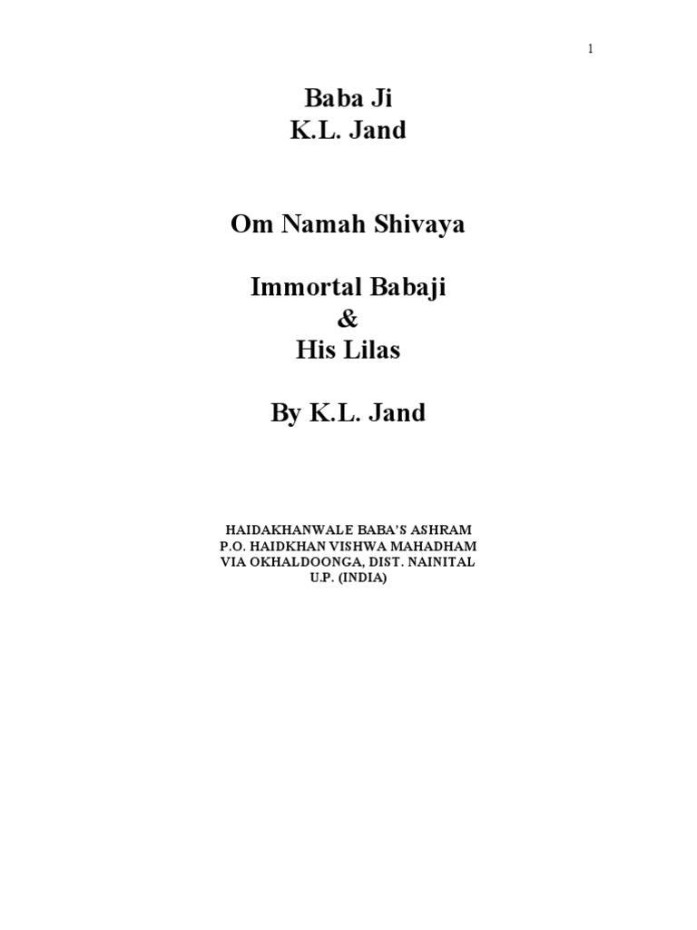 Baba Ji | PDF