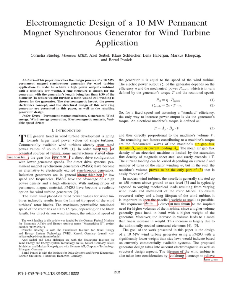 Electromagnetic Design | PDF | Electric Generator | Power Inverter