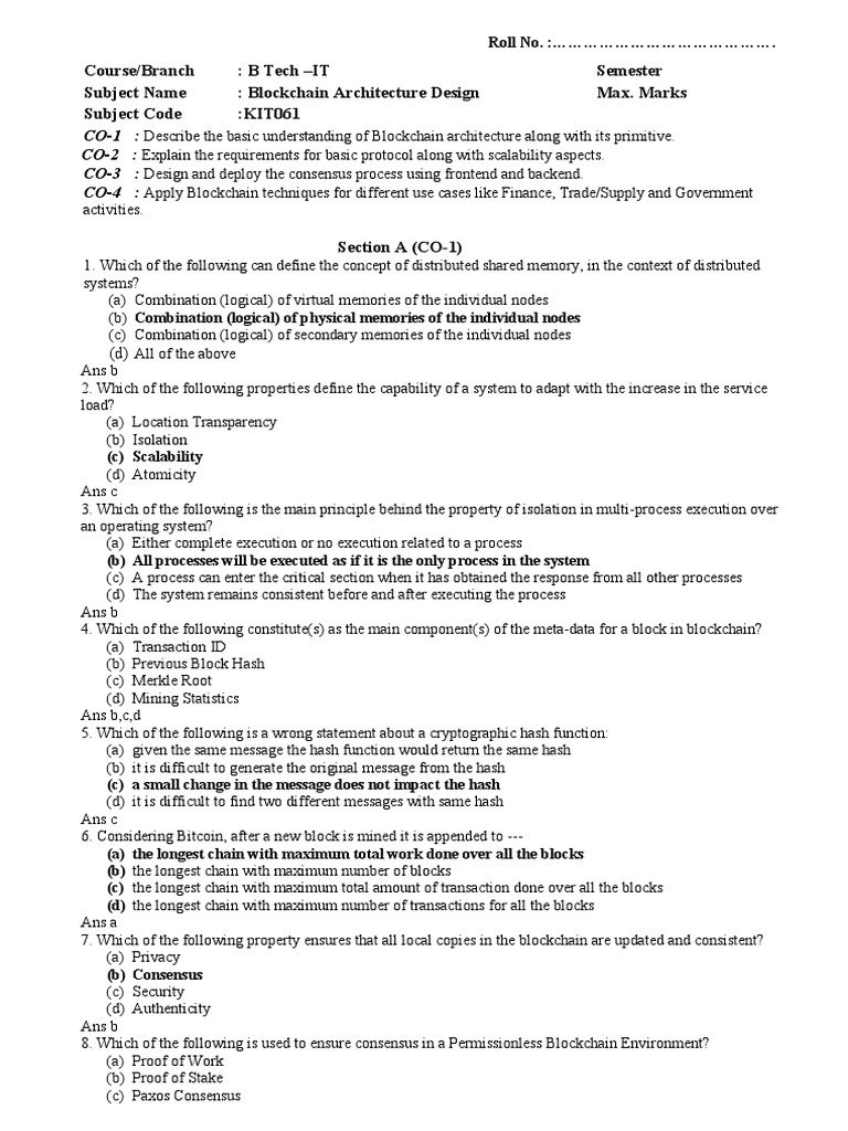 Blockchain Merged | PDF | Key (Cryptography) | Cryptography