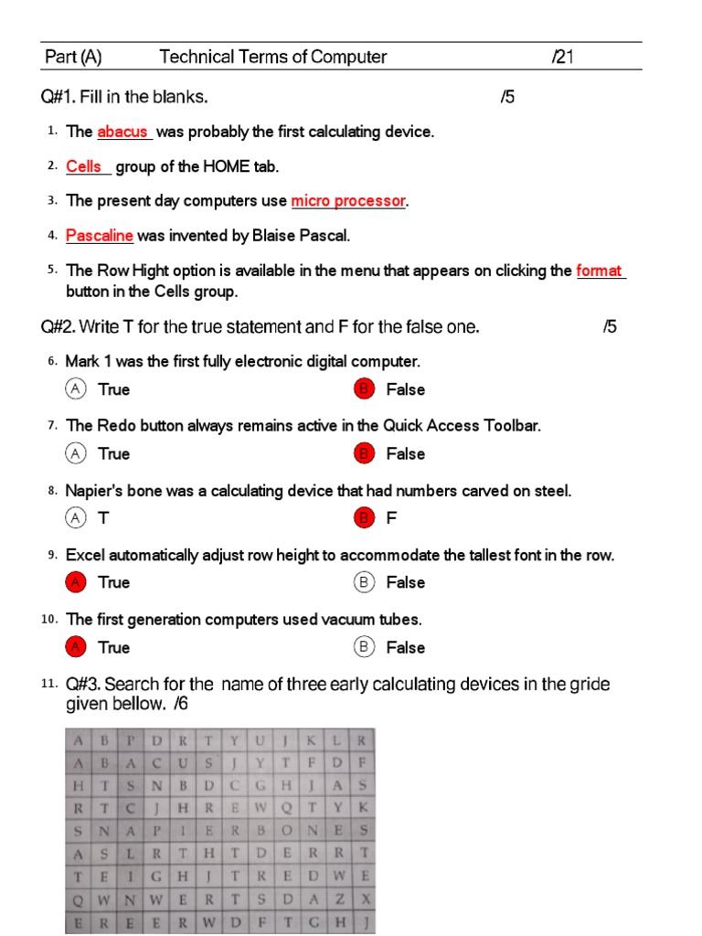 Level 5 Computer Version 1 | PDF | Manufactured Goods | Computer Science