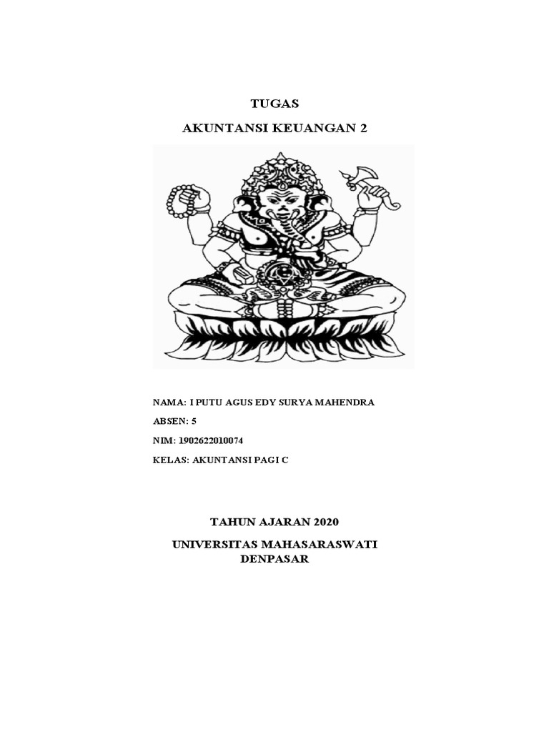 05 I Putu Agus Edy Surya Mahendra (Akuntansi Keuangan 2) | PDF