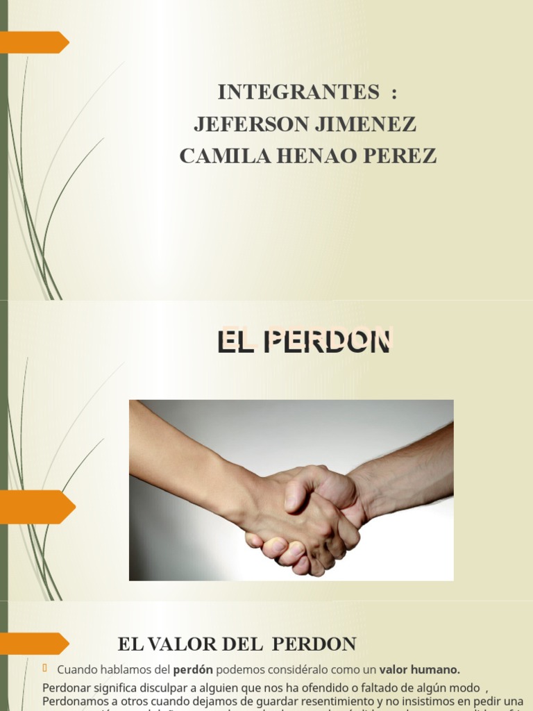 El Valor y Beneficios del Perdón | PDF | Relaciones personales, crianza ...