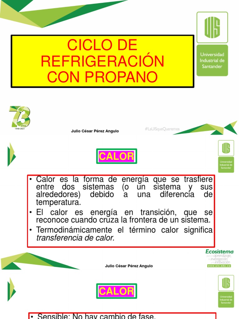 Ciclo Propano 2 | PDF | Calor | Ingeniería Química