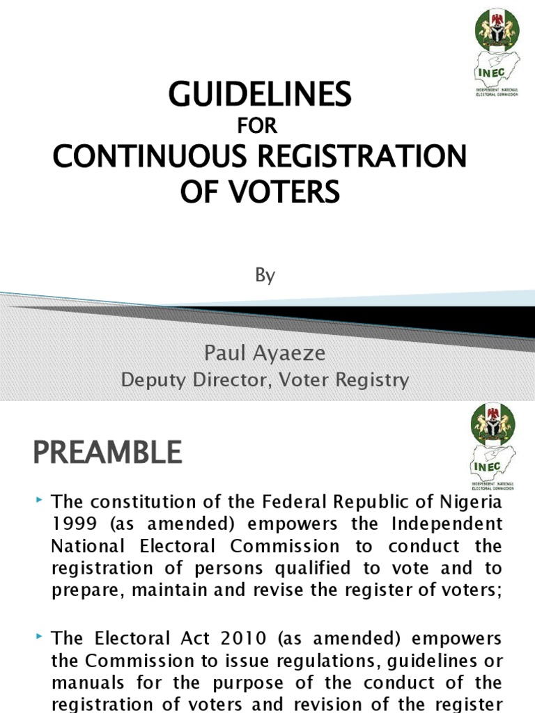 Guidelines For CVR 2021-2 | PDF | Voter Registration | Identity Document