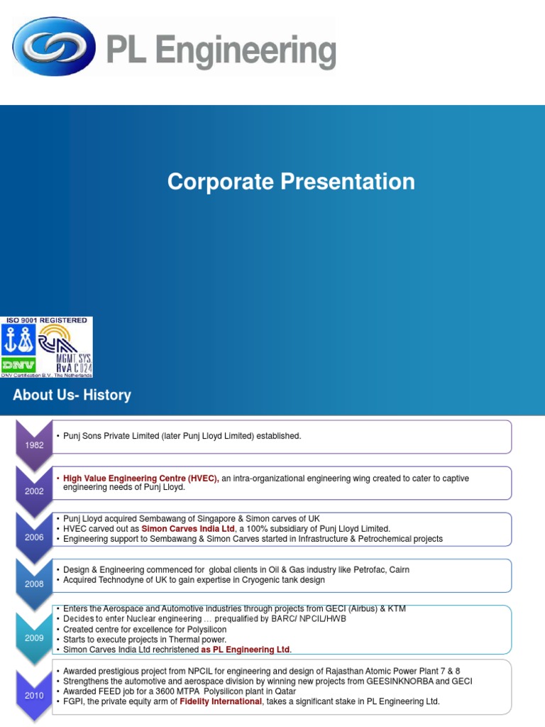 PL Engineering: Global Design & Engineering Leader | PDF | Product ...