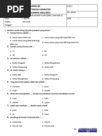 Soal UAS PAI Kelas 2 SD Semester 1 (Ganjil) Dan Kunci Jawaban | PDF