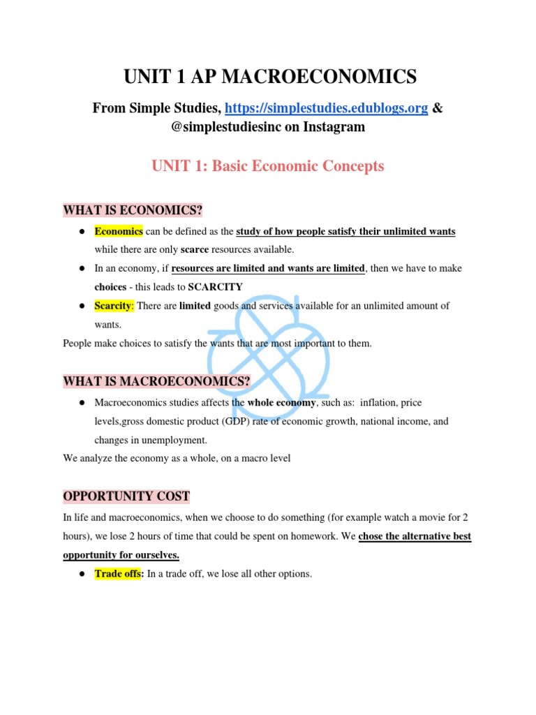 Basic Economic Concepts | PDF | Demand | Supply (Economics)