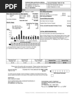 PSEG Sample Electric Bill | PDF | Cheque | Watt