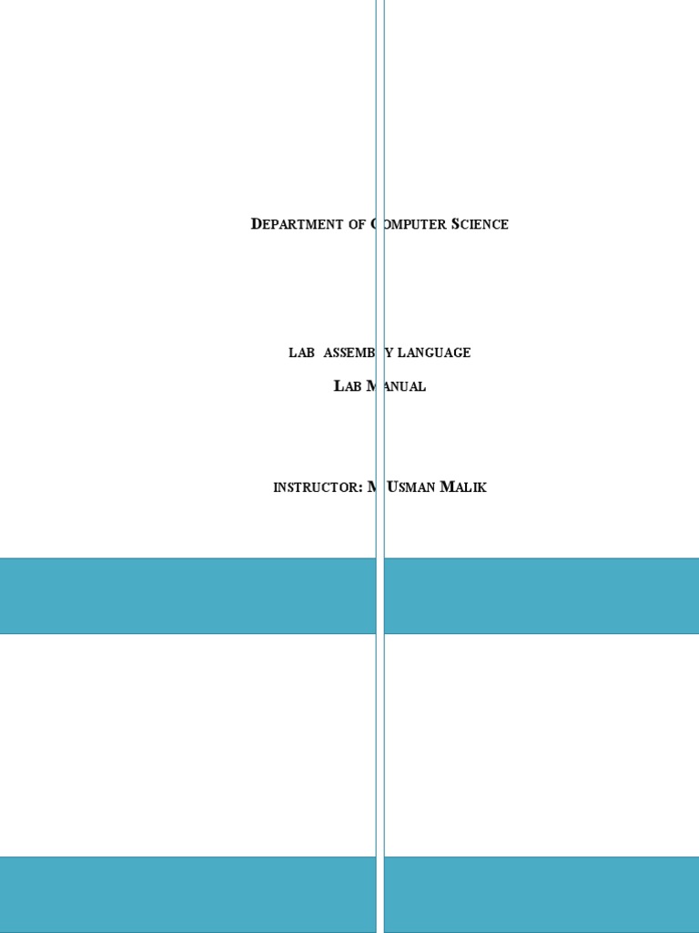 Lab Tasks 2 | PDF | Assembly Language | Central Processing Unit Lab Tasks 2 | PDF | Assembly Language | Central Processing Unit