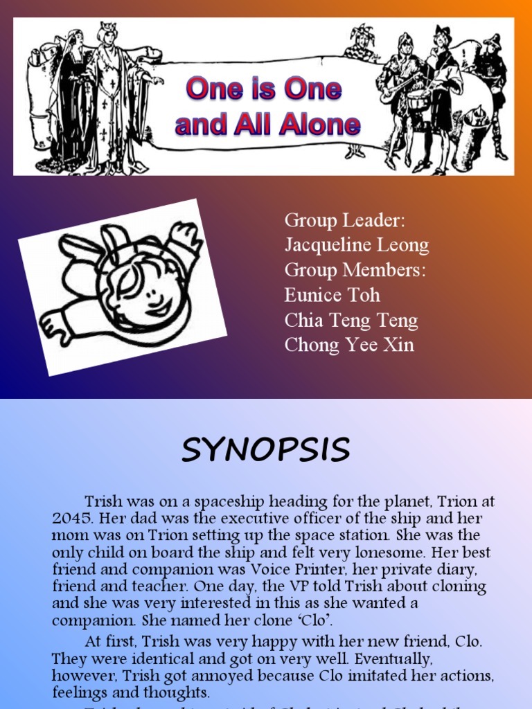 English (One Is One and All Alone) | PDF | Psychological Concepts ...