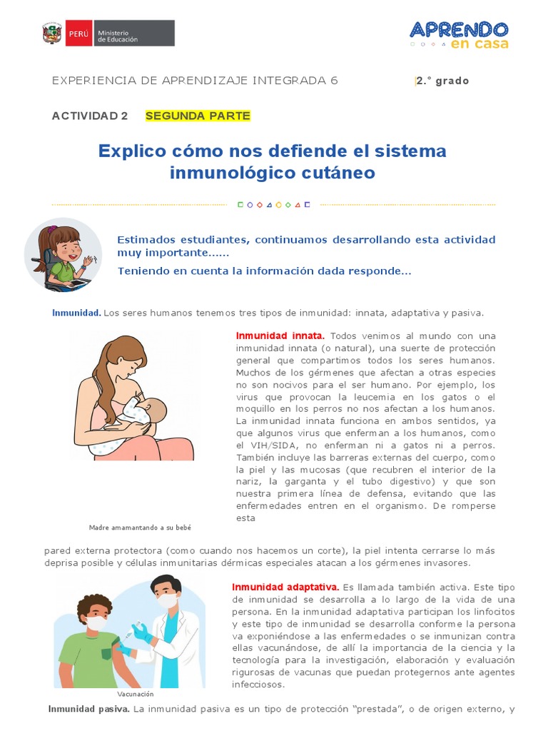 Exp6-2-Activ.2 Explico Cómo Nos Defiende El Sistema Inmunológico cutáneo-2DA PARTE Enviado 03 ...