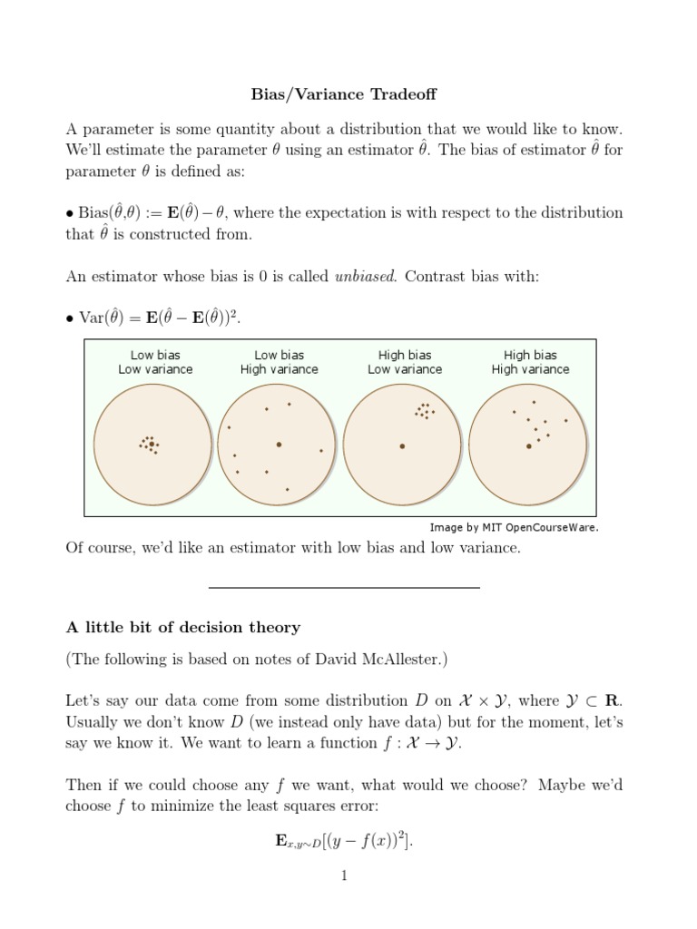 MIT15 097S12 Lec04 | PDF | Bias Of An Estimator | Estimator