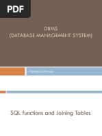 Unit 2: Database Query Using SQL Syllabus: Single Row Functions | PDF | Computer Science ...