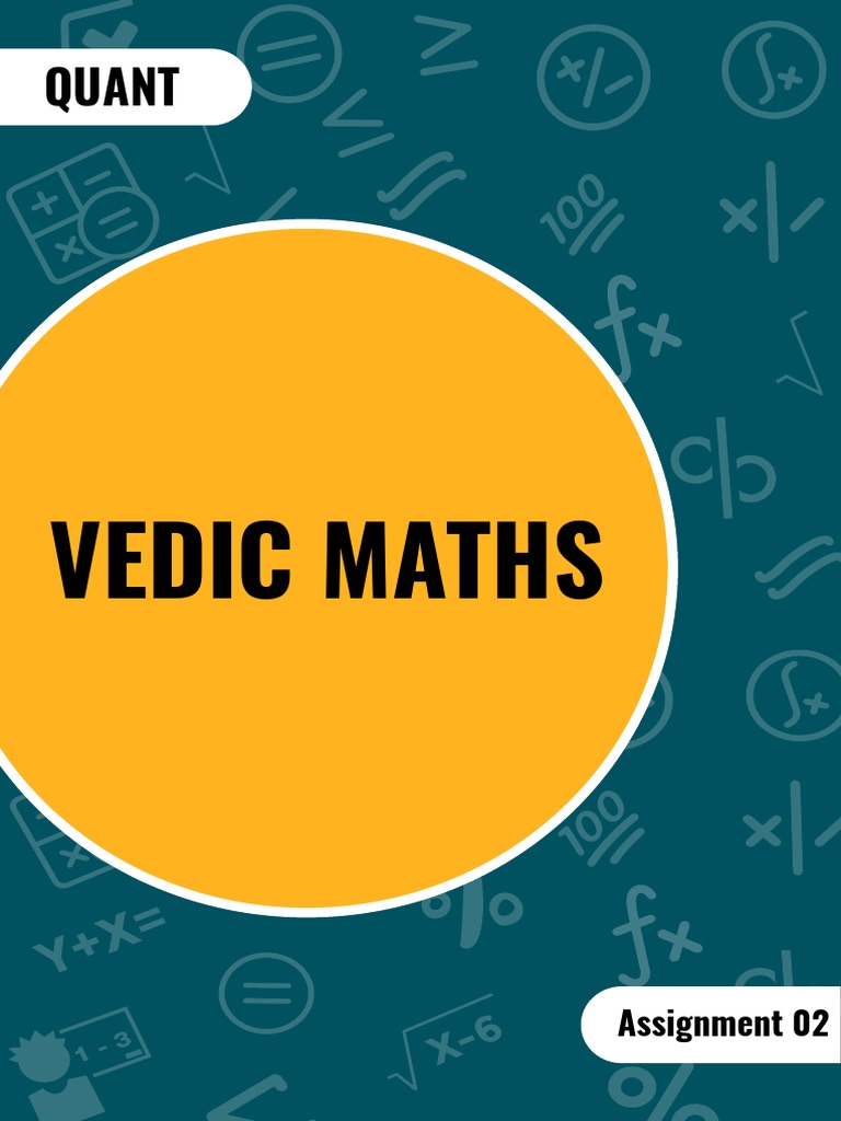 Vedic Maths: Quant | PDF | Mathematics