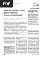 Miller Classification of Marginal Tissue | PDF | Periodontology ...