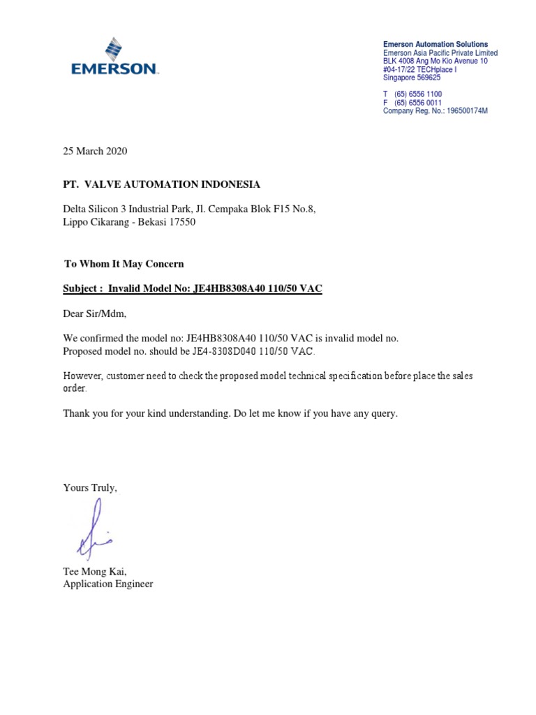 Invalid Model No. Notification | PDF