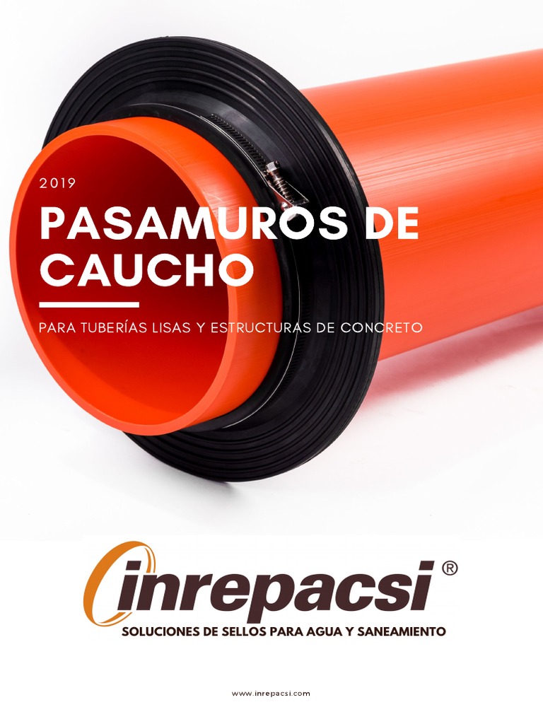 Brochure - Pasamuros de Caucho | PDF | Acero | Hormigón