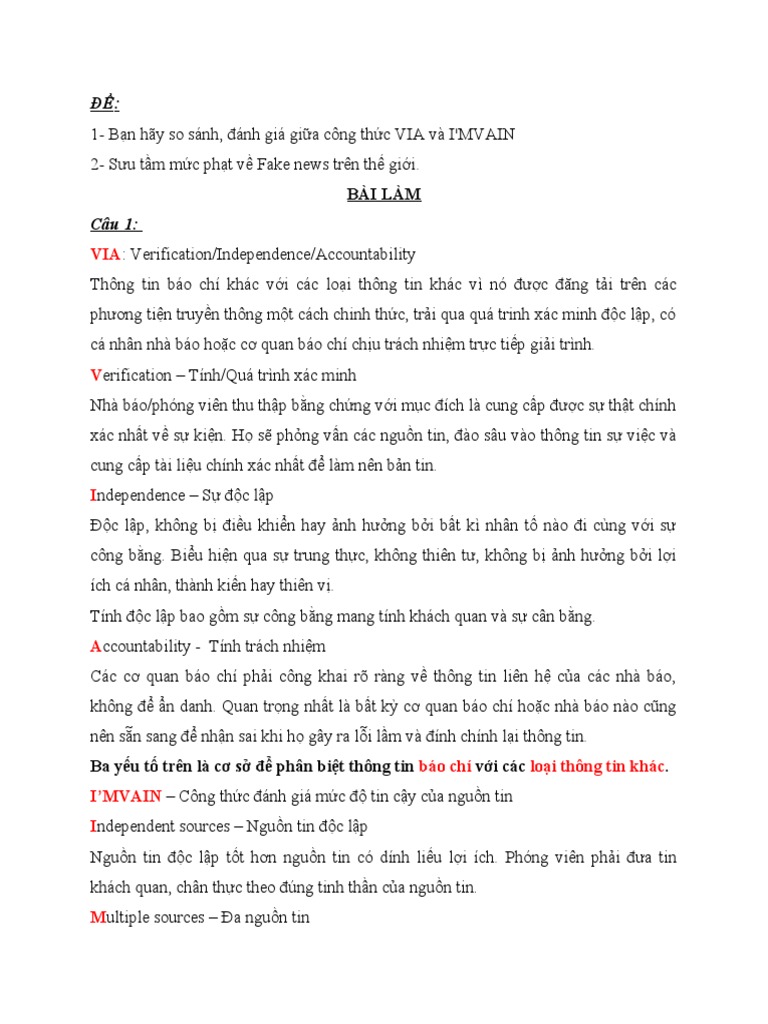 Via Vs Imvain | PDF