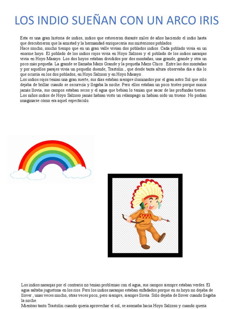 Cuento Sociales | PDF | Arco iris | Dom