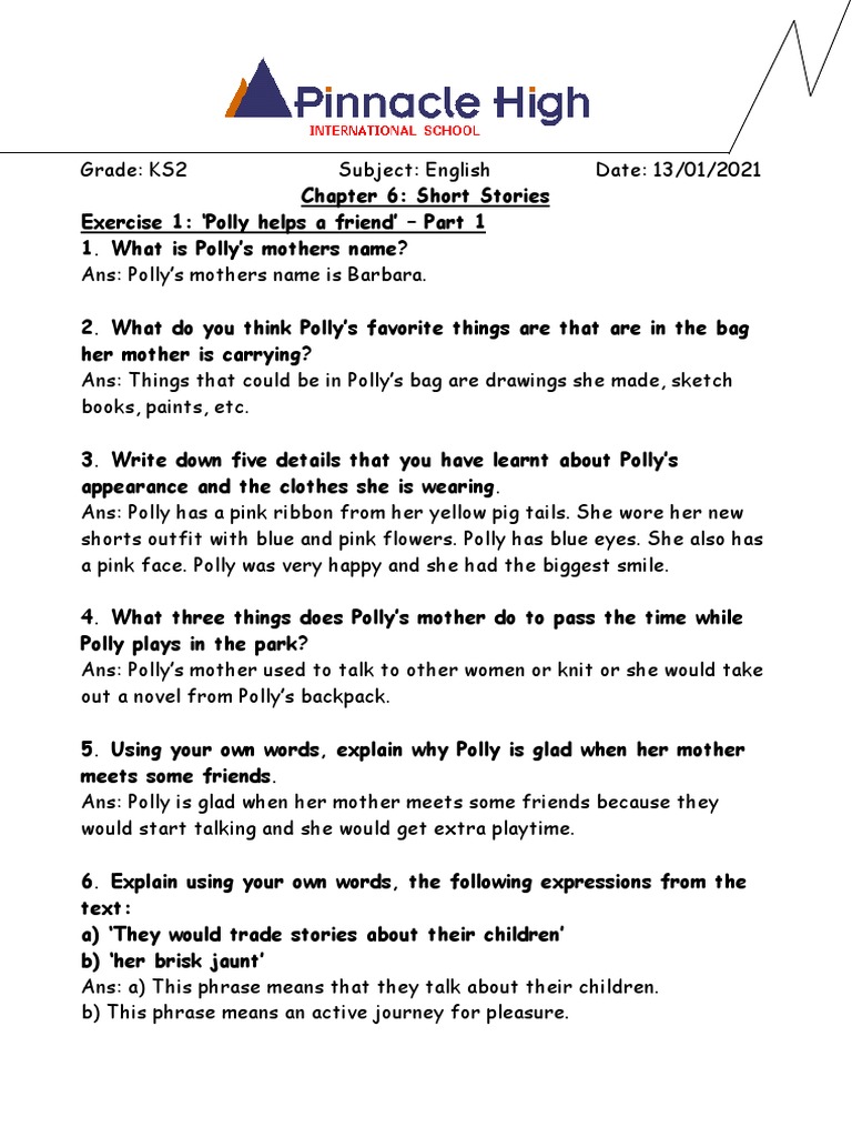 Chp.6 Ex.1 Notes | PDF