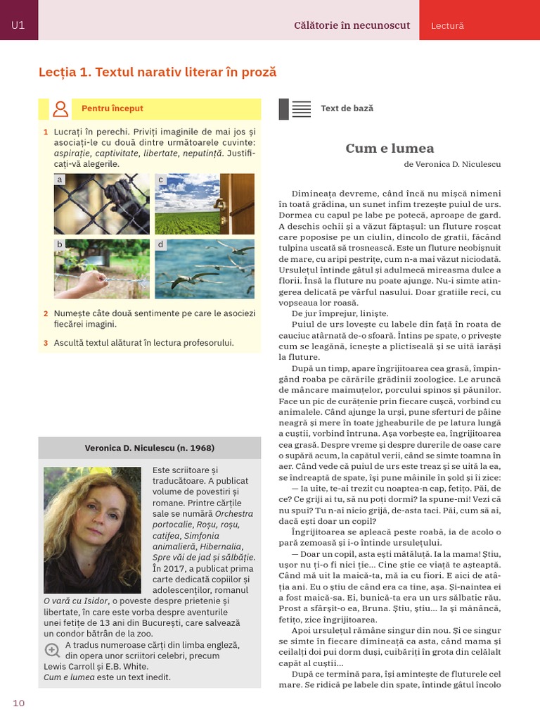 "Cum e Lumea" de Veronica Niculescu | PDF