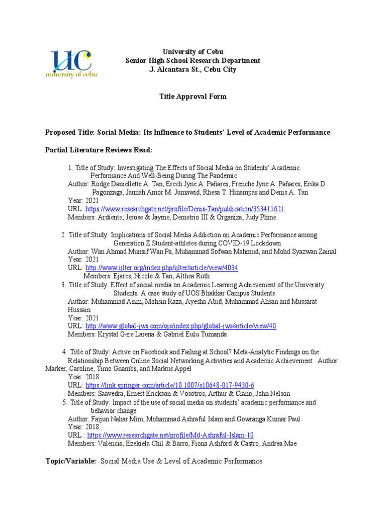 Title Approval Form 12 ABM 1A Group 2 1 | PDF | Media Sharing | Community Building