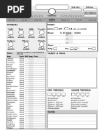 Zweihander - Character Sheet Vertical V1 | PDF