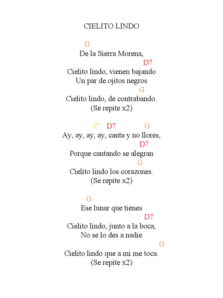 Cielito Lindo | PDF