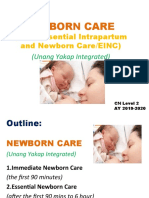 Unang Yakap DOH EINC | PDF | Infants | Breastfeeding