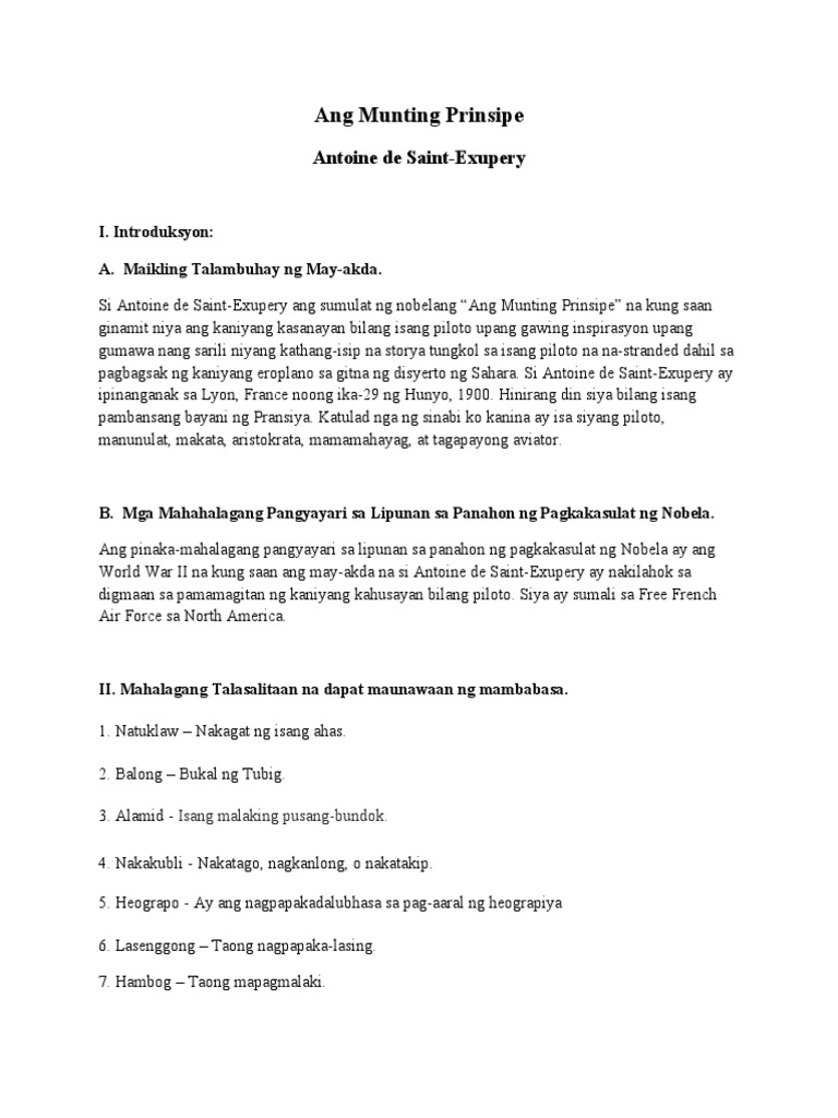 Pagsusuri NG Nobela - Mark Angelo Santiago | PDF