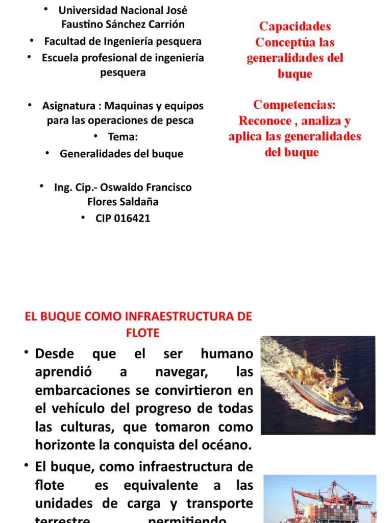 2 Generalidades Del Buque | PDF | Barcos | Buques