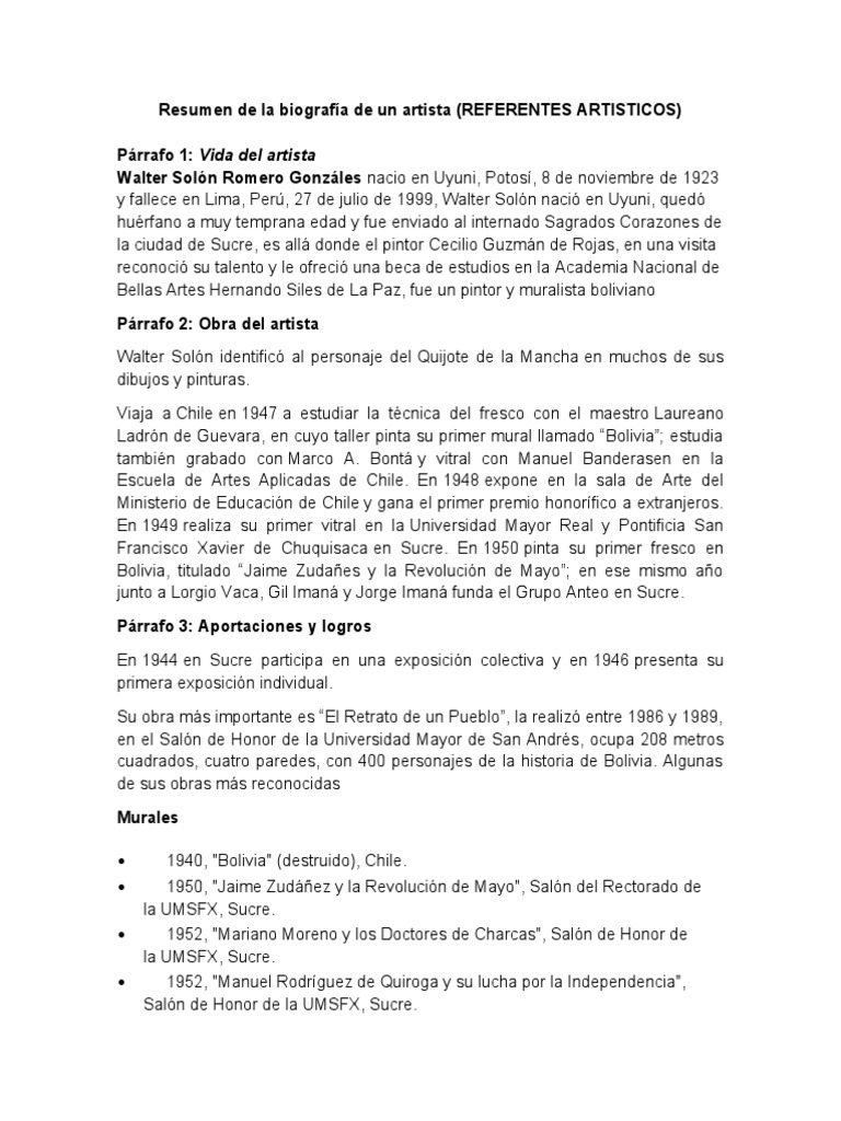 Walter Solon Romero | PDF | Bolivia