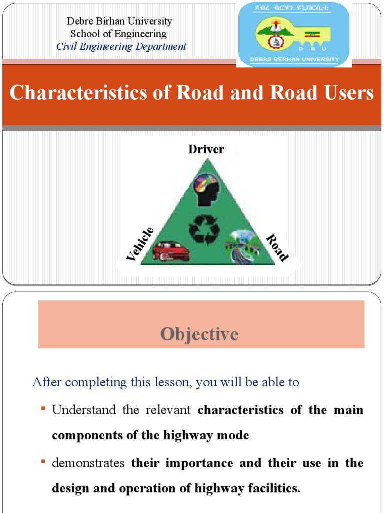 Ch-2-Characteristics of Road and Road Users | PDF | Semi Trailer Truck ...