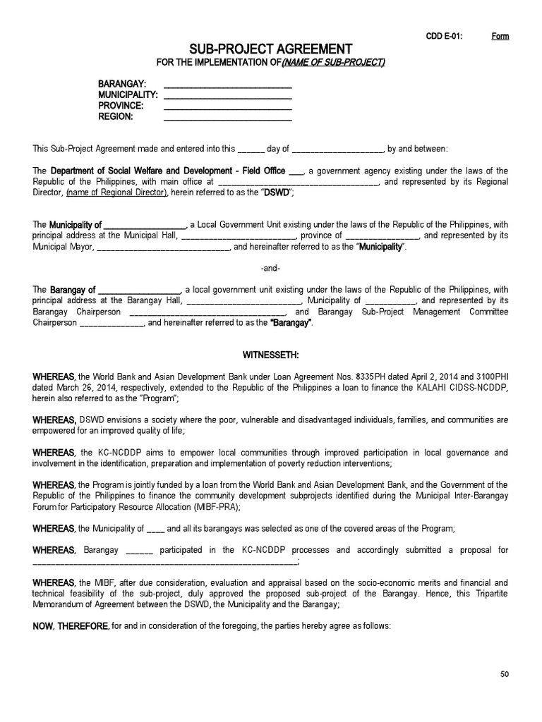 Engineering Forms NCDDP | PDF | Audit | Road