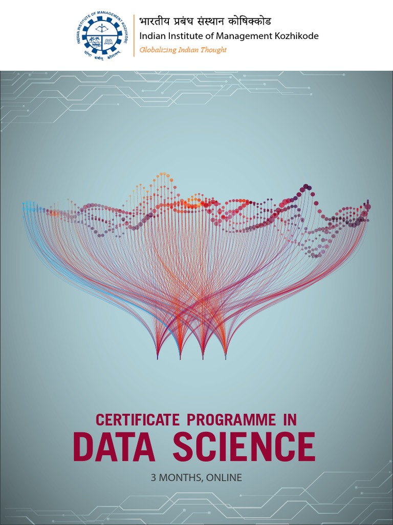 Data Science: Certificate Programme in | PDF | Cluster Analysis | Analytics