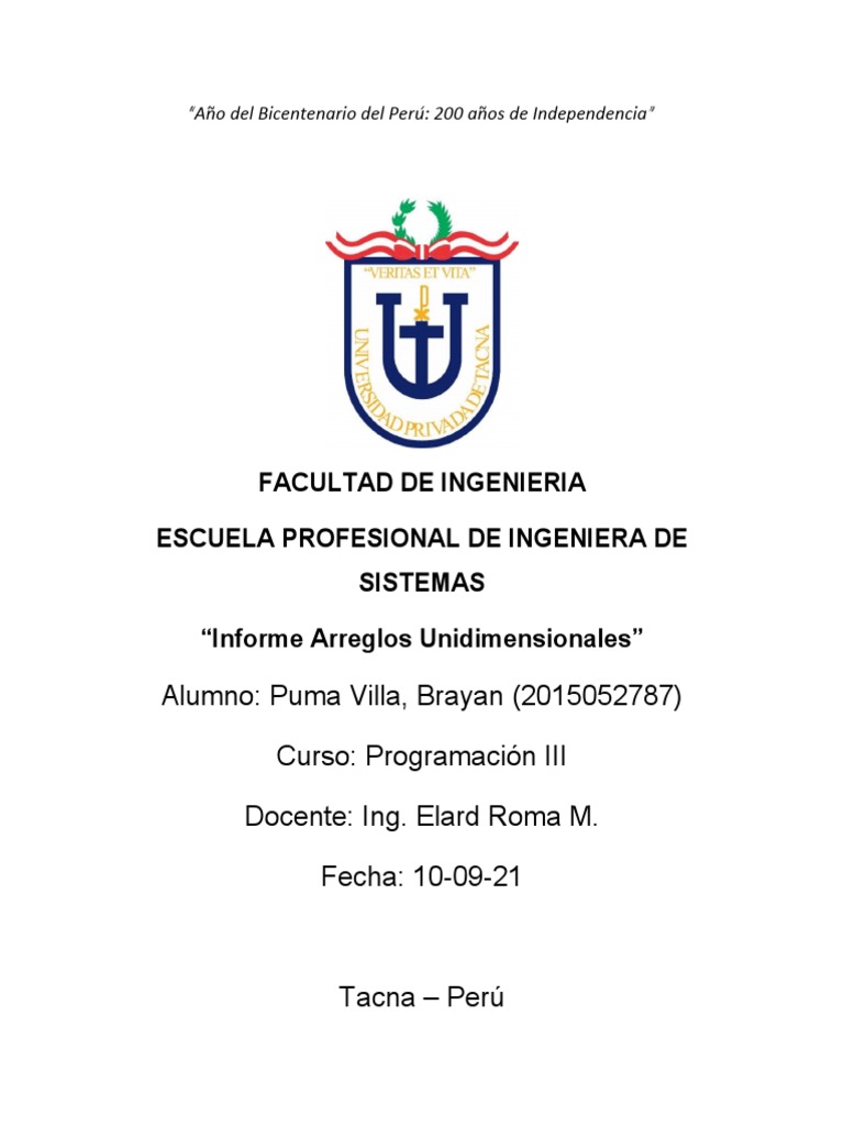 Informe sobre Arreglos Unidimensionales en Java | PDF | Aplicaciones y software | Frijoles Netos