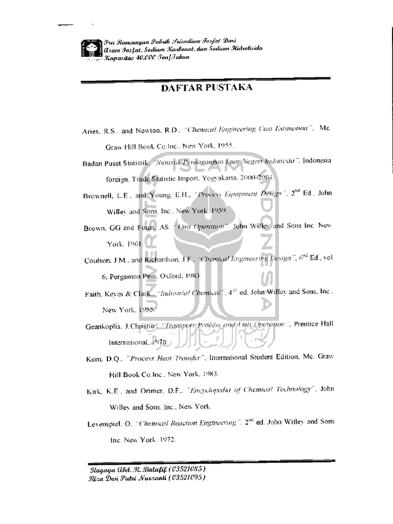 Daftar Pustaka Pdf Chemistry Physical Sciences