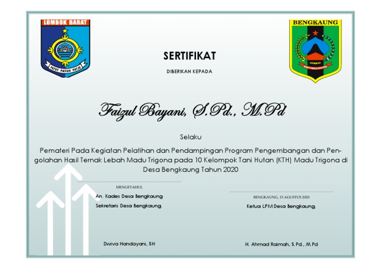 Sertifikat LPM | PDF