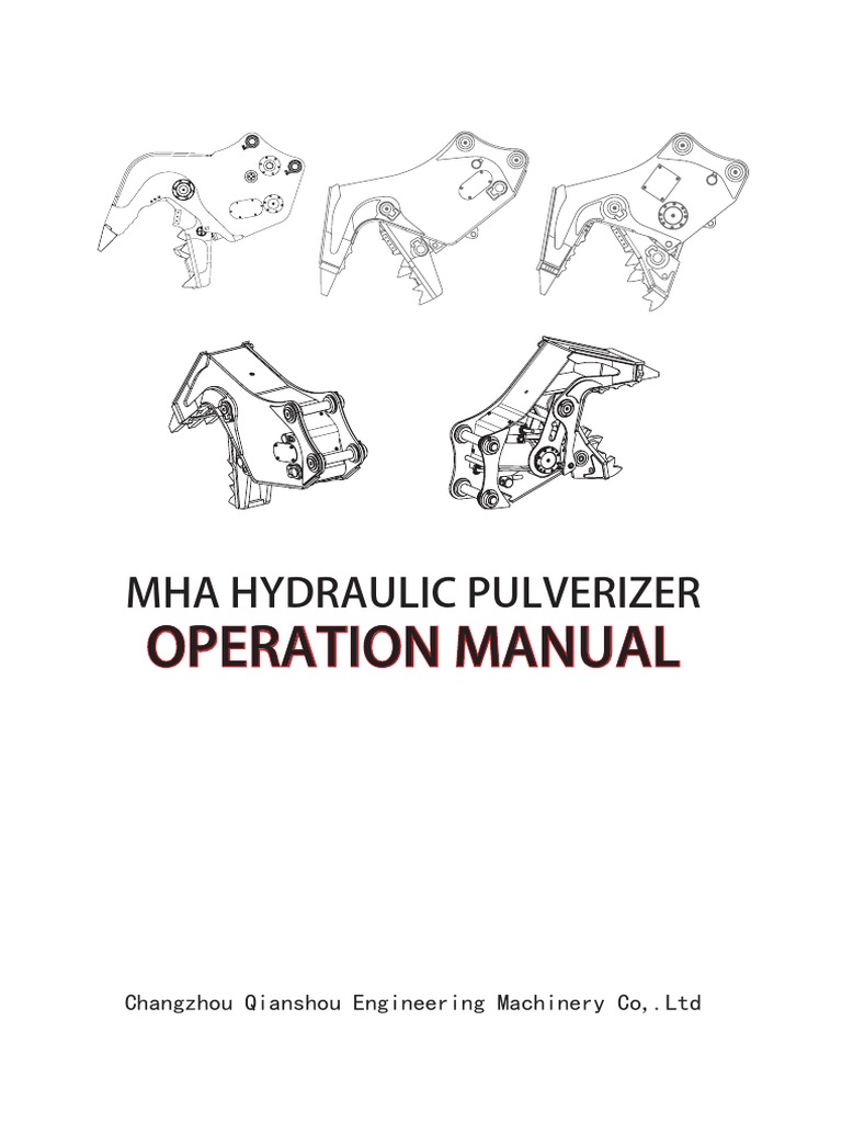 Mha Pulverizer Manual Book | PDF | Safety | Manufactured Goods