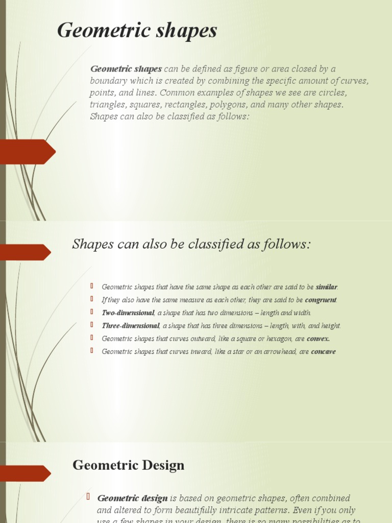 Geometric Shapes and Transformations | PDF | Shape | Geometry