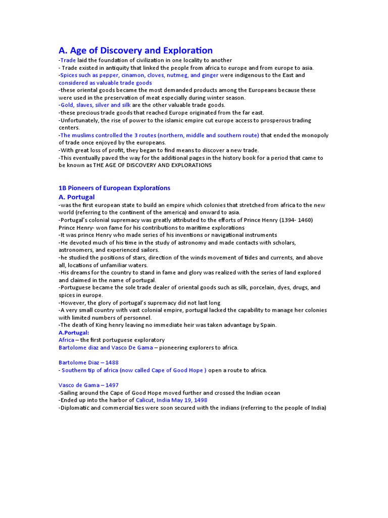 Portugal's Pioneering Explorers: Prince Henry, Bartolomeu Diaz, and ...