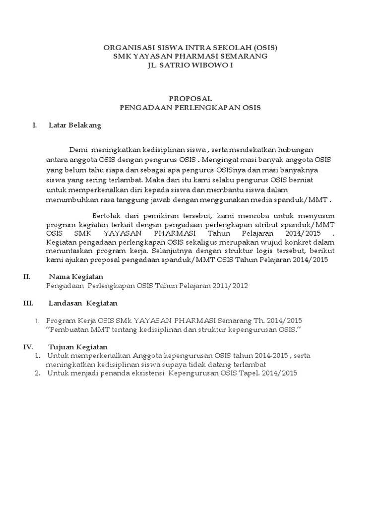Proposal Mmt Pdf