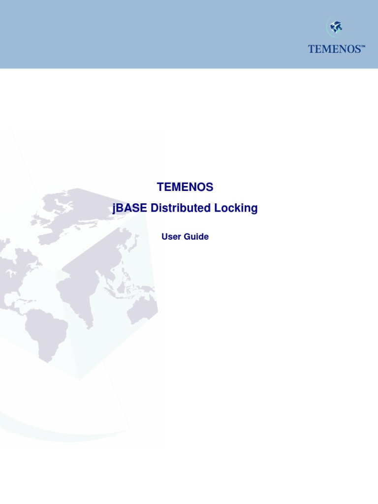 jBASE Distributed Locking | PDF | Server (Computing) | Operating System