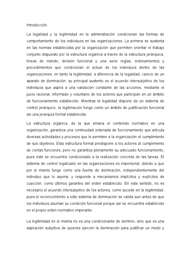 Clase de Poder | PDF | Legitimidad (política) | Comportamiento